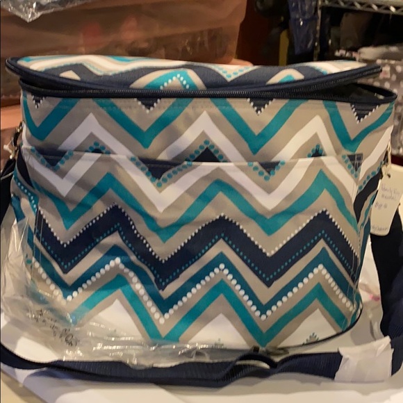 thirty-one | Bags | Rare Retired Print Dotty Chevron 3 Thermal | Poshmark